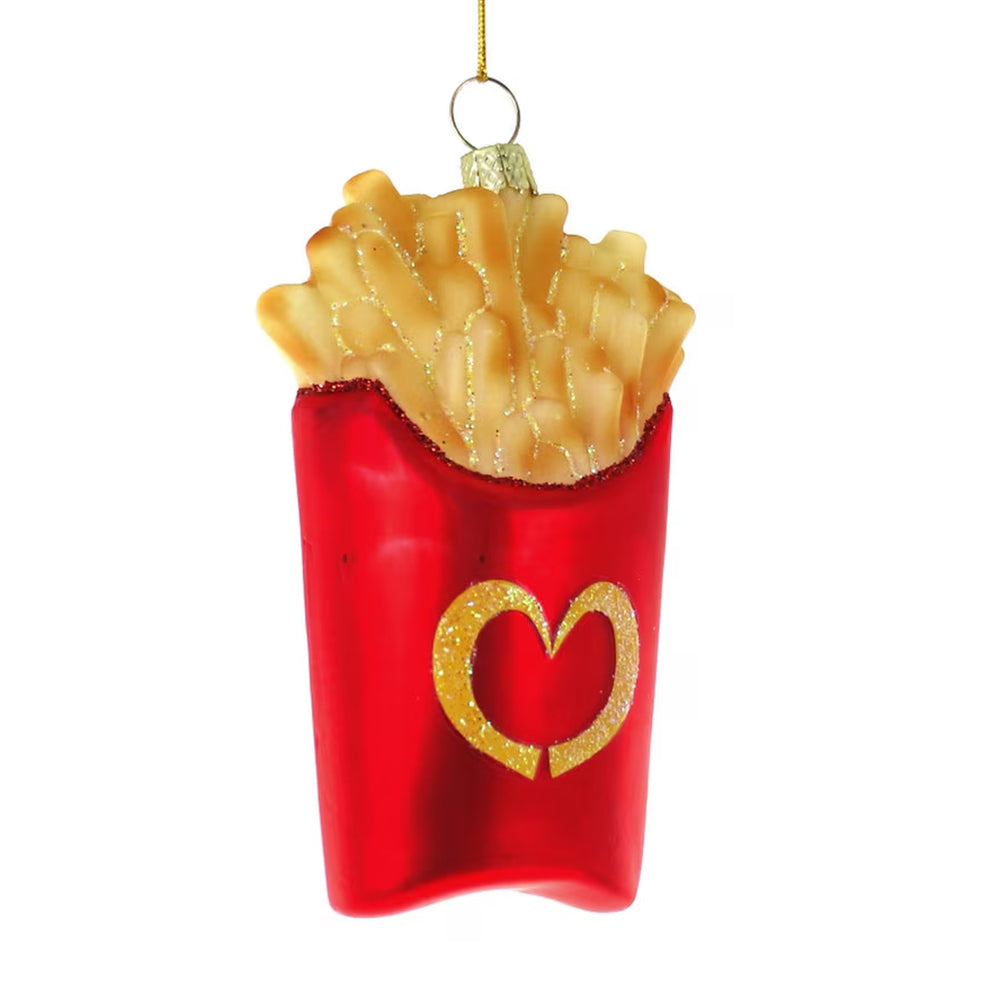 McDonalds French Fries Glass Christmas Ornament 9cm – The Christmas ...