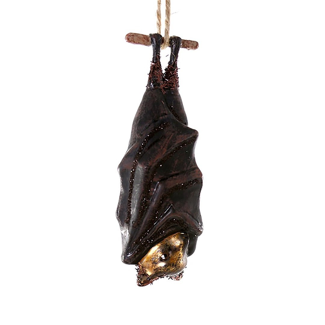 Glass Bat Christmas Tree Ornament With Glitter Finish – The Christmas ...